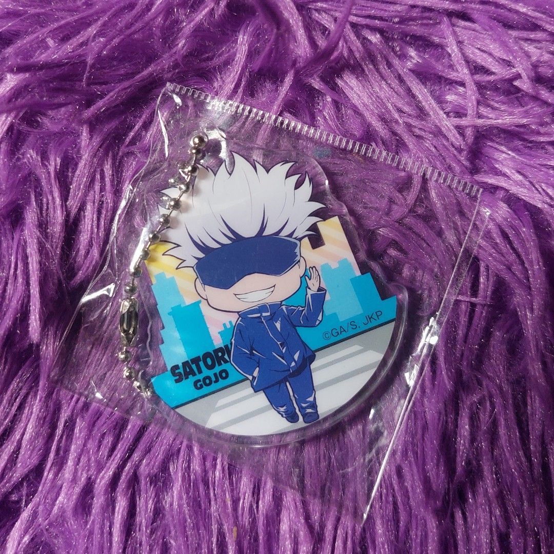 JJK Acrylic Keychain Satoru Gojo, Hobbies & Toys, Toys & Games on Carousell