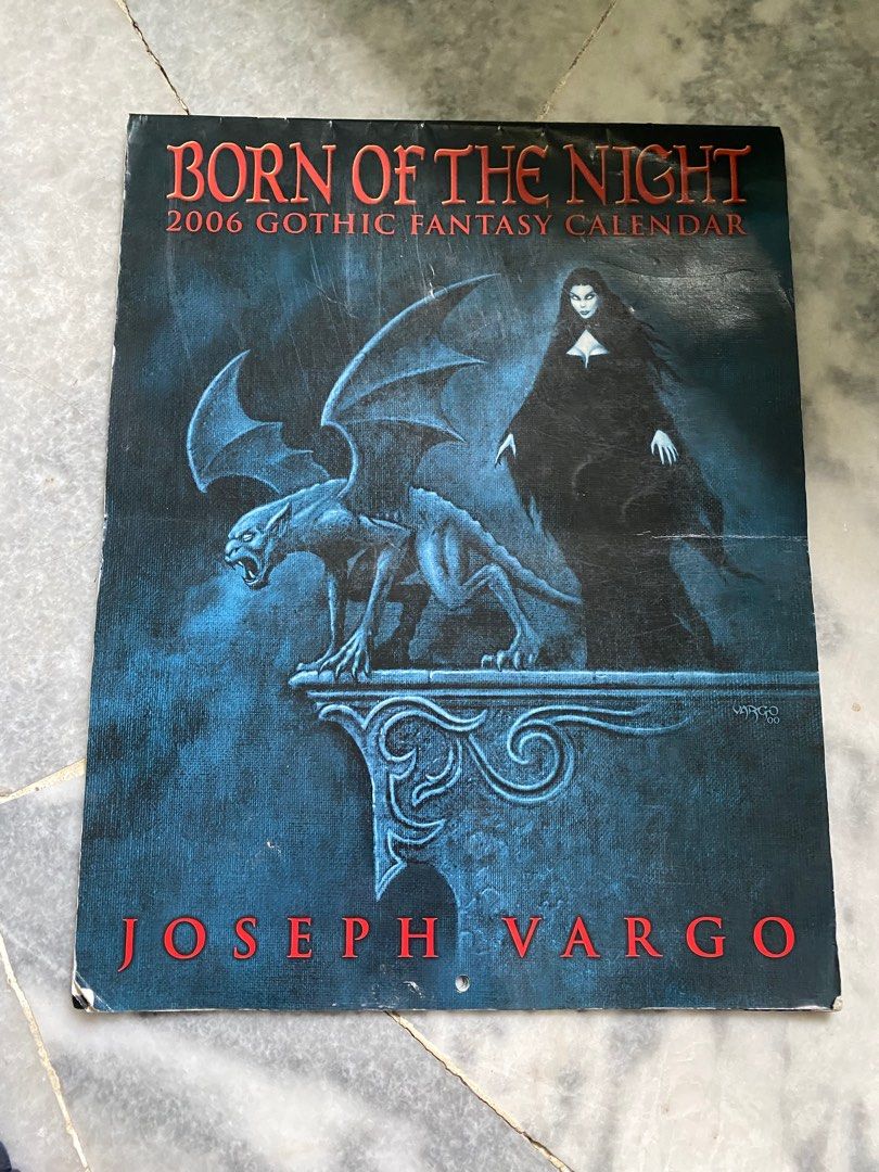 Halloween special : Joseph Vargo Gothic calendar Born of the night ...