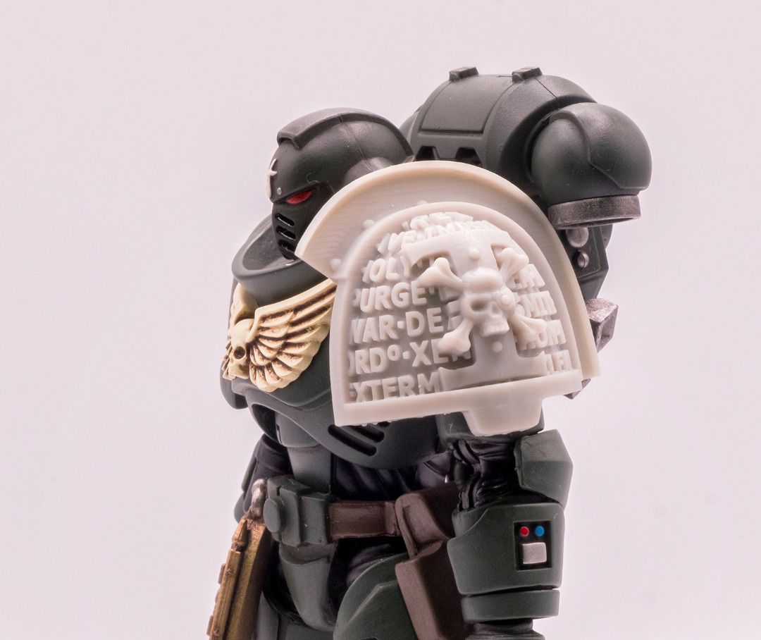 Joytoy Warhammer | Deathwatch shoulder pauldrons 3D print, Hobbies ...
