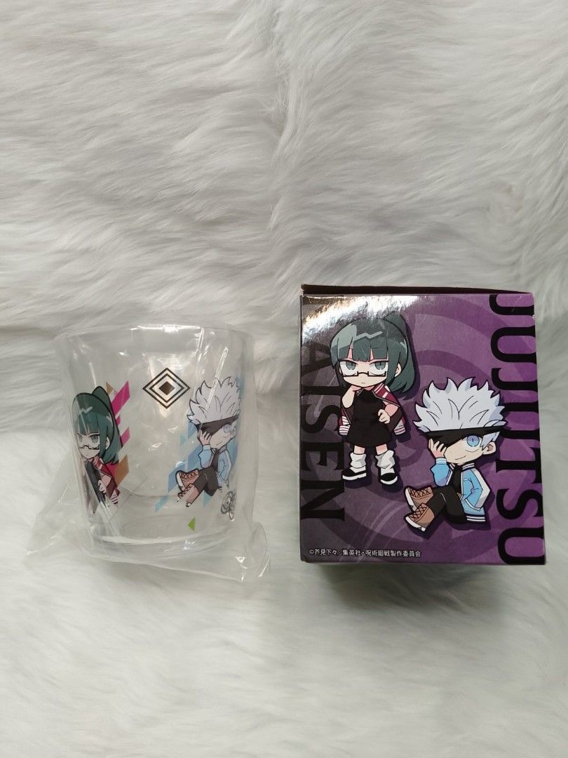 Jujutsu Kaisen Clear Cup Mug Satoru Gojo Maki Toge Inumaki LAWSON ...