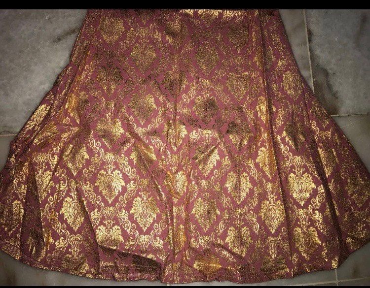 Kain Songket Skirt Mermaid Pink, Women's Fashion, Muslimah Fashion ...