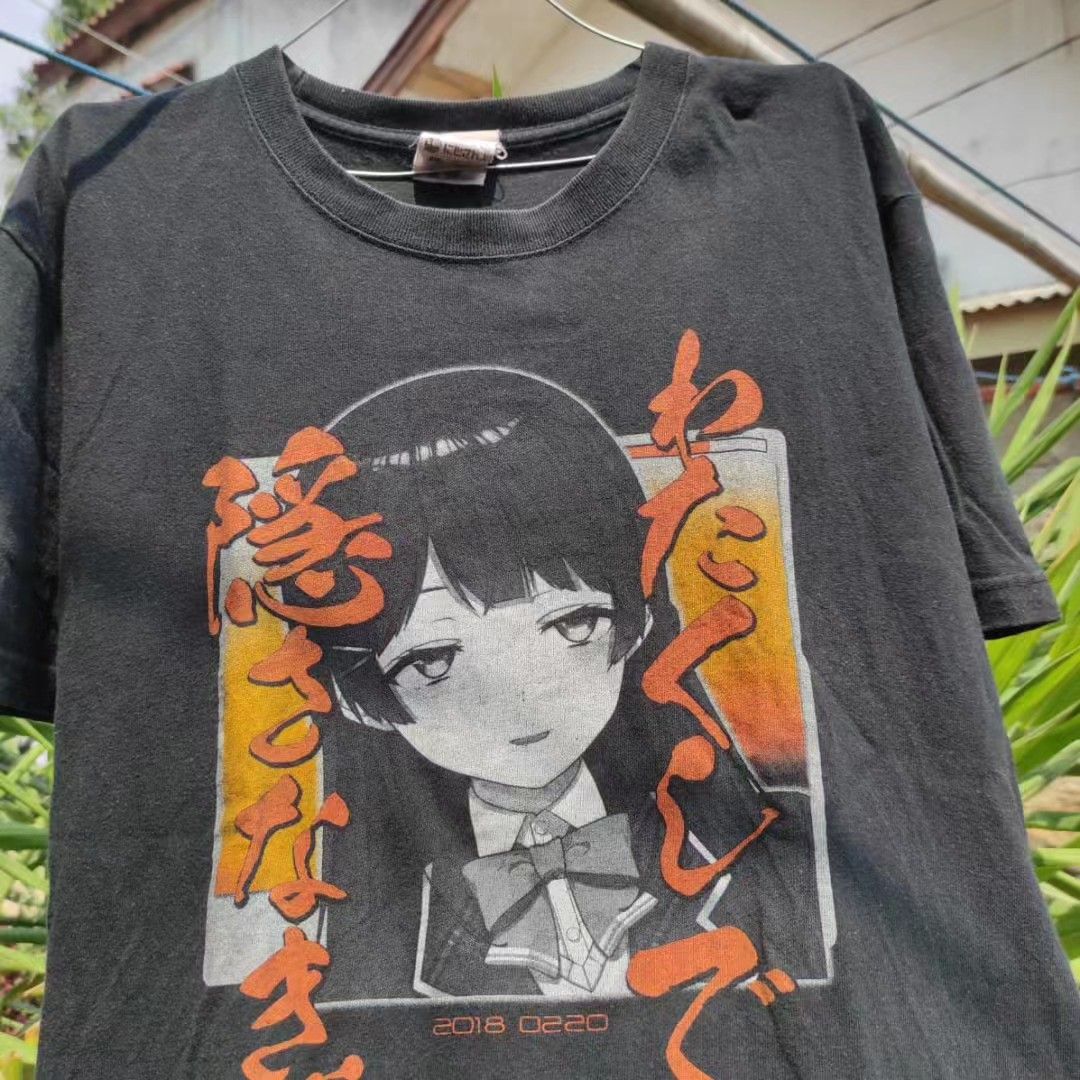 KAOS ANIME TSUKINO MITO NIJISANJI VTUBER, Fesyen Pria, Pakaian , Atasan ...