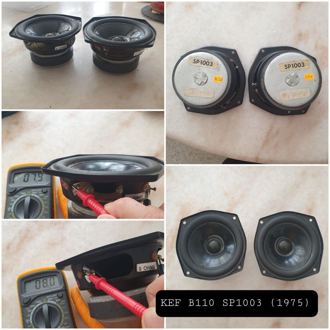 KEF B110 SP1003 bass driver (for LS3/5a 15 0hm), Audio, Soundbars, Speakers & Amplifiers on ...