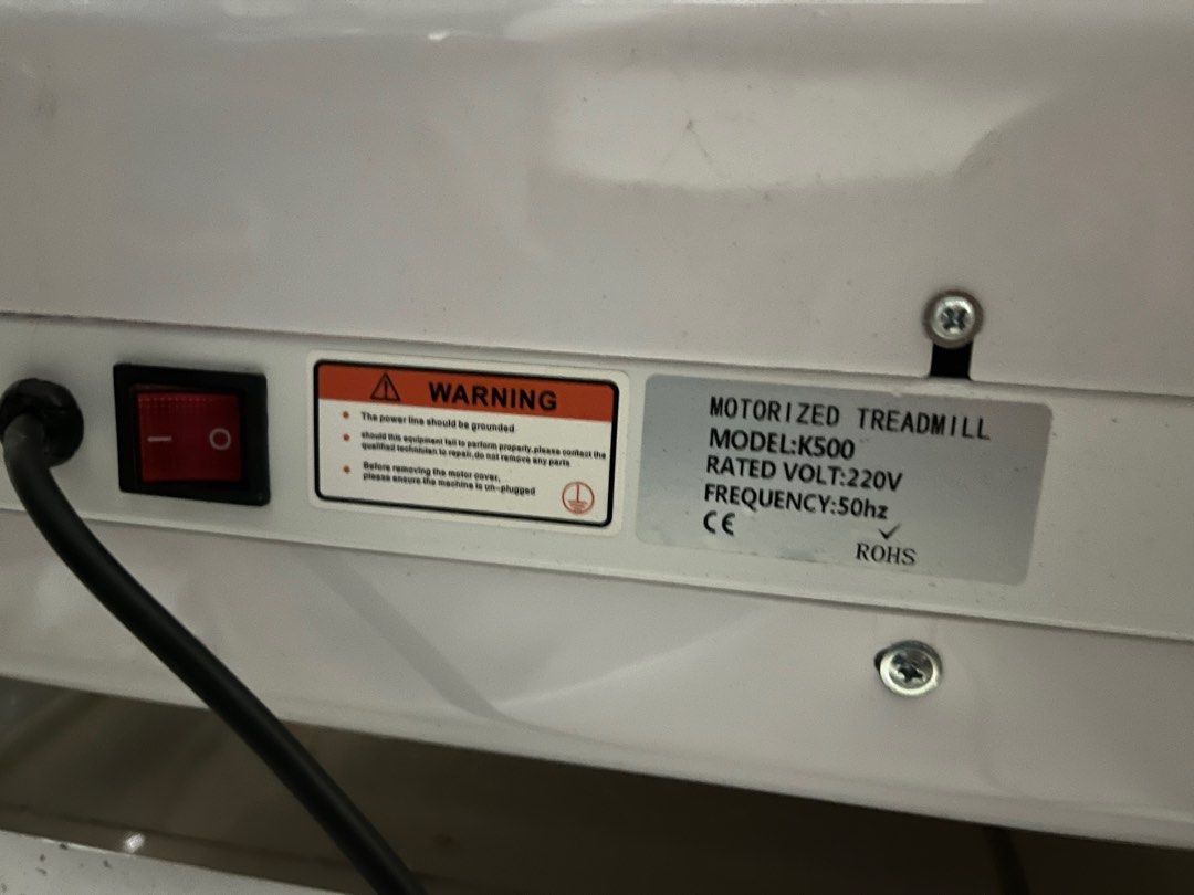 KEMILNG K500 TREADMILL, Sports Equipment, Exercise & Fitness, Cardio ...