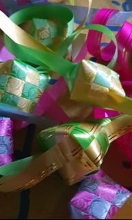 Hari Raya Ketupat Ribbon Decoration Assorted Colours, Hobbies & Toys ...