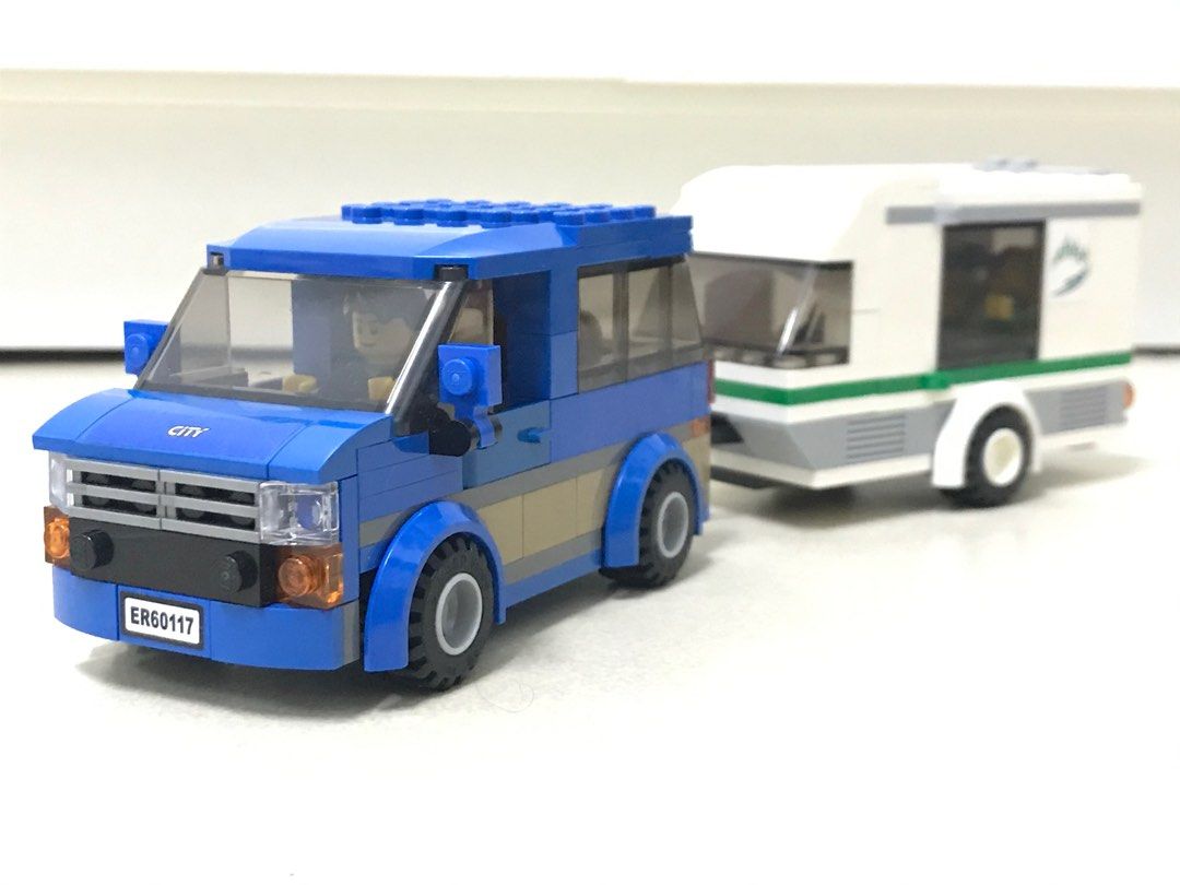 LEGO City set 60117 Van & Caravan (Original LEGO set), Hobbies & Toys ...
