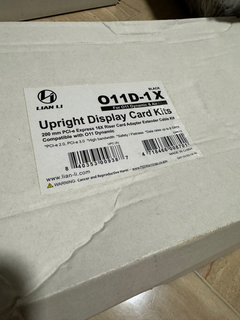 Lian Li O11D Upright Display Card Kit for Dynamic & Air, Computers ...