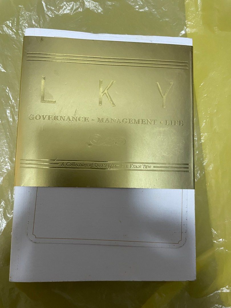 LKY on Governance Management Life Lee Kuan Yew quotes, Hobbies & Toys ...