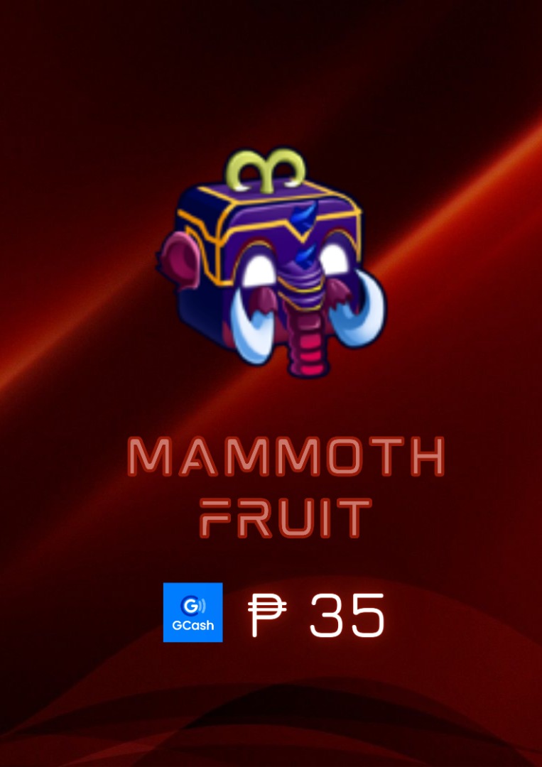 BLOX FRUITS Mammoth Fruit, Video Gaming, Gaming Accessories, In-Game ...