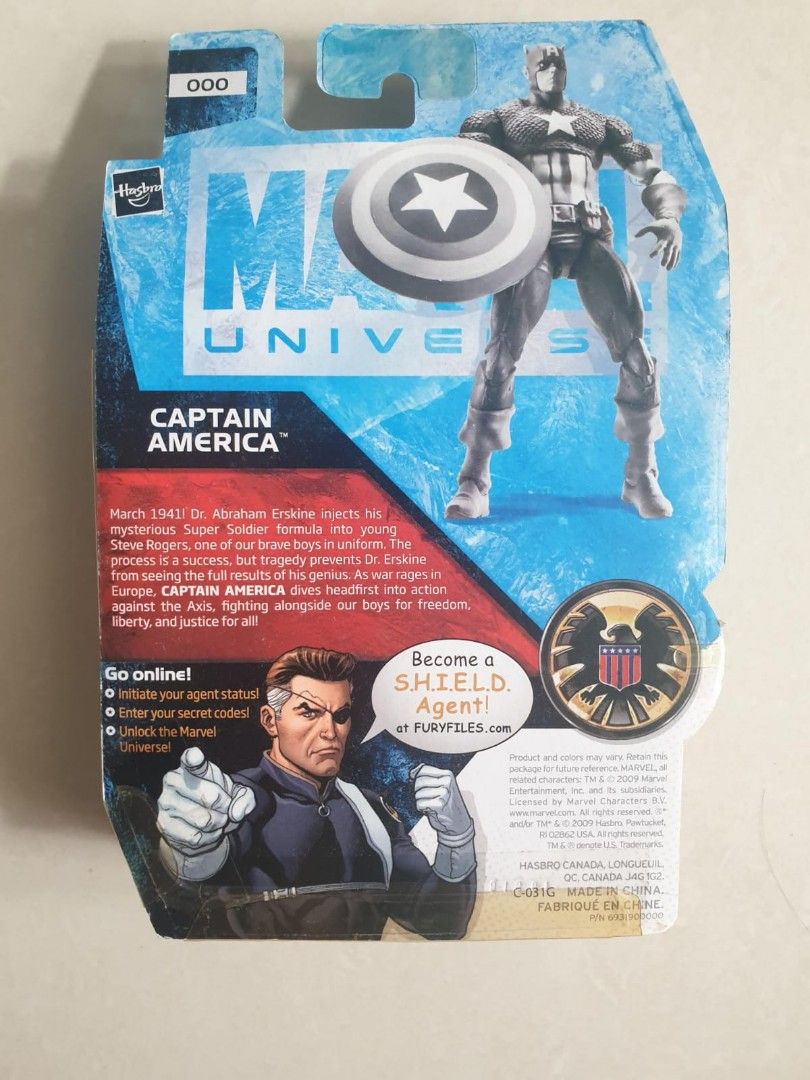Marvel Capt America Toy Figurine, Hobbies & Toys, Toys & Games on Carousell