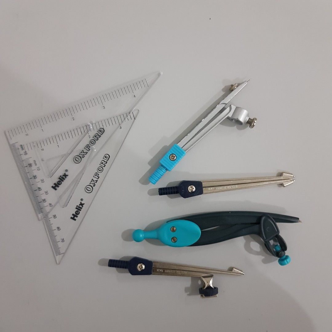 Mathematical Instruments Geometry Set [Jangka Lukis], Hobbies & Toys ...