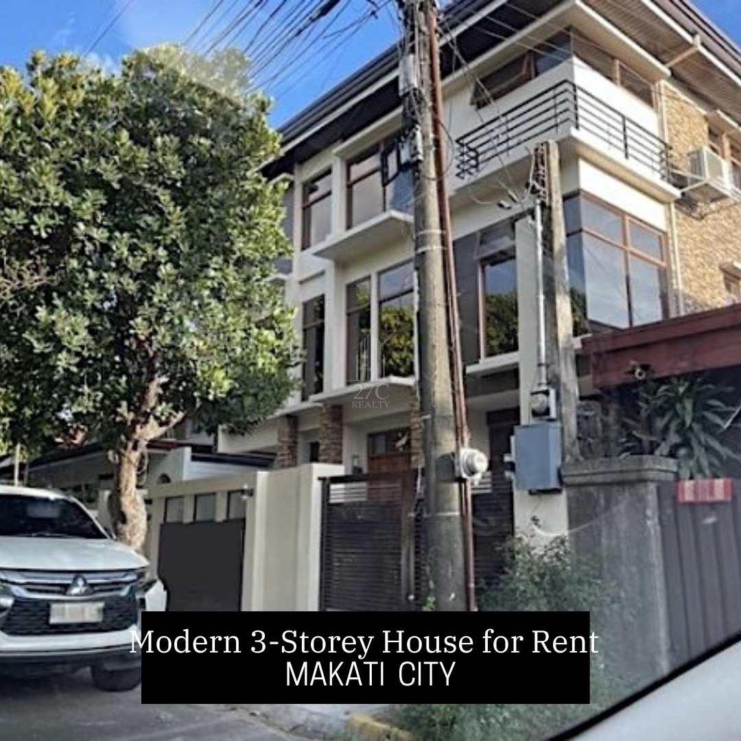 Modern 3-Storey House for Rent in Magallanes Village, Makati City ...