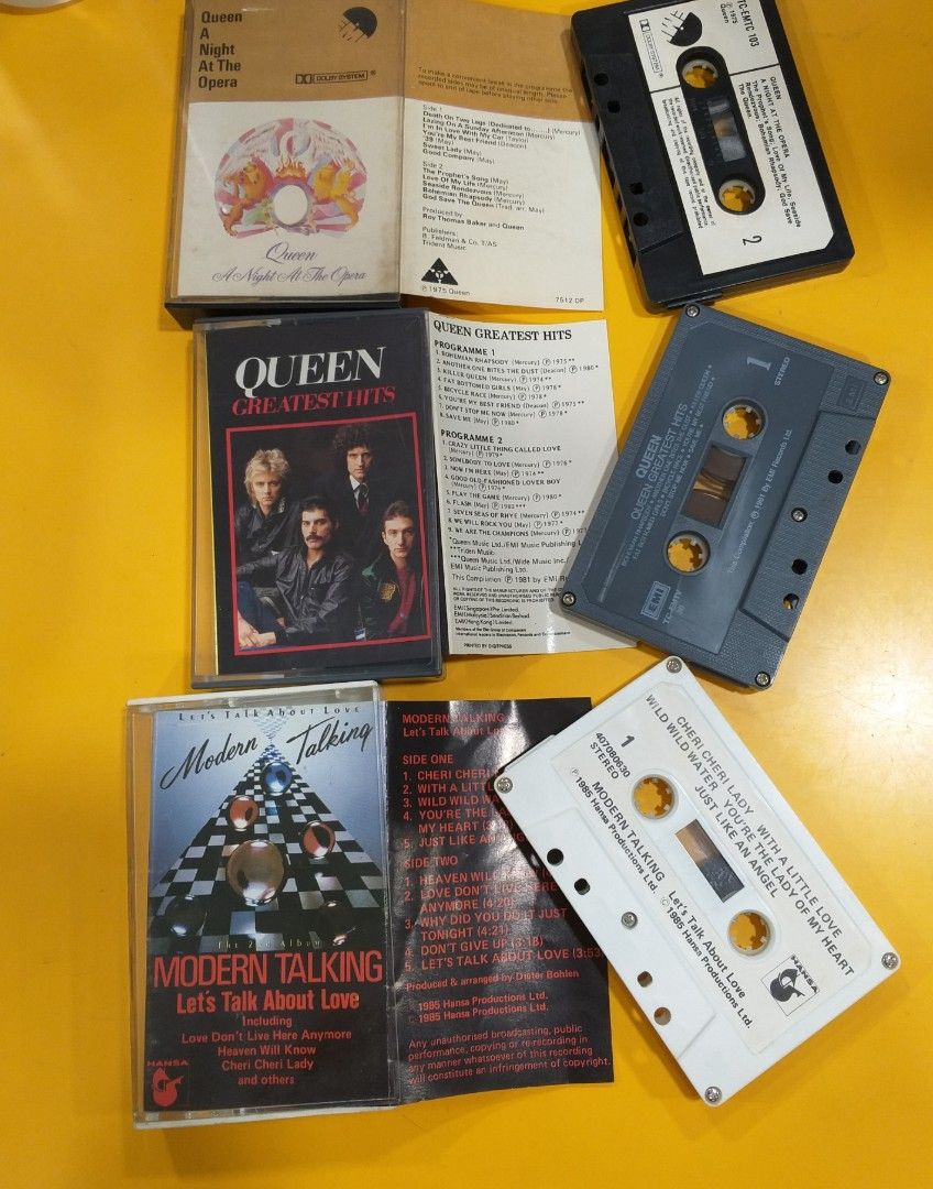 MODERN TALKING /QUEEN GREATEST HITS /QUEEN A NIGHT AT THE OPERA/AIR ...