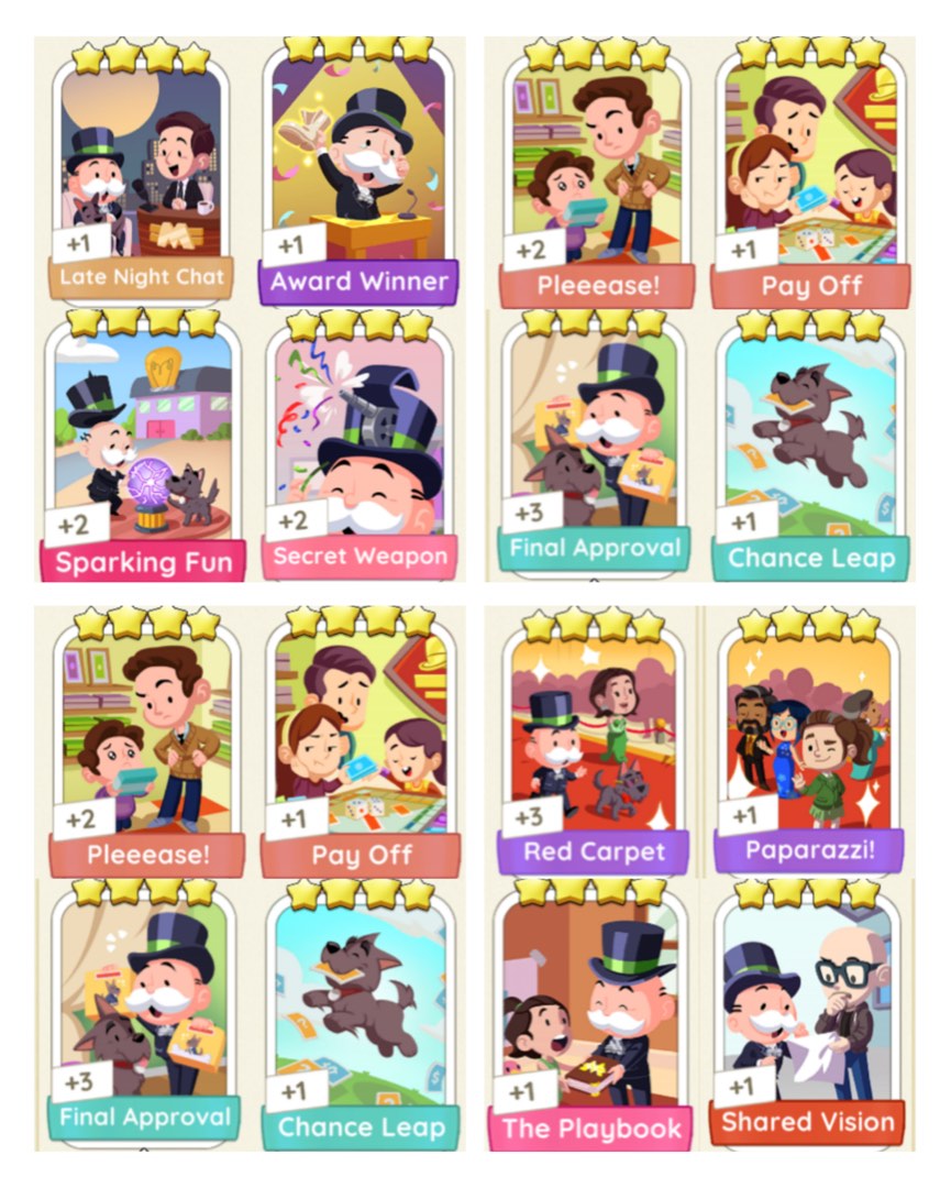 Monopoly Stickers, Hobbies & Toys, Toys & Games on Carousell