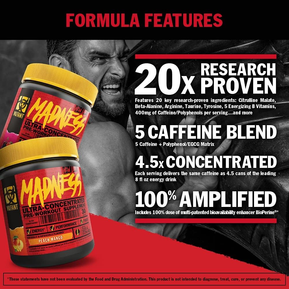 mutant madness preworkout, Health & Nutrition, Health Supplements ...