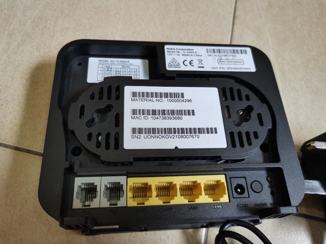 Nokia Fiber Modem, Computers & Tech, Parts & Accessories, Networking on Carousell