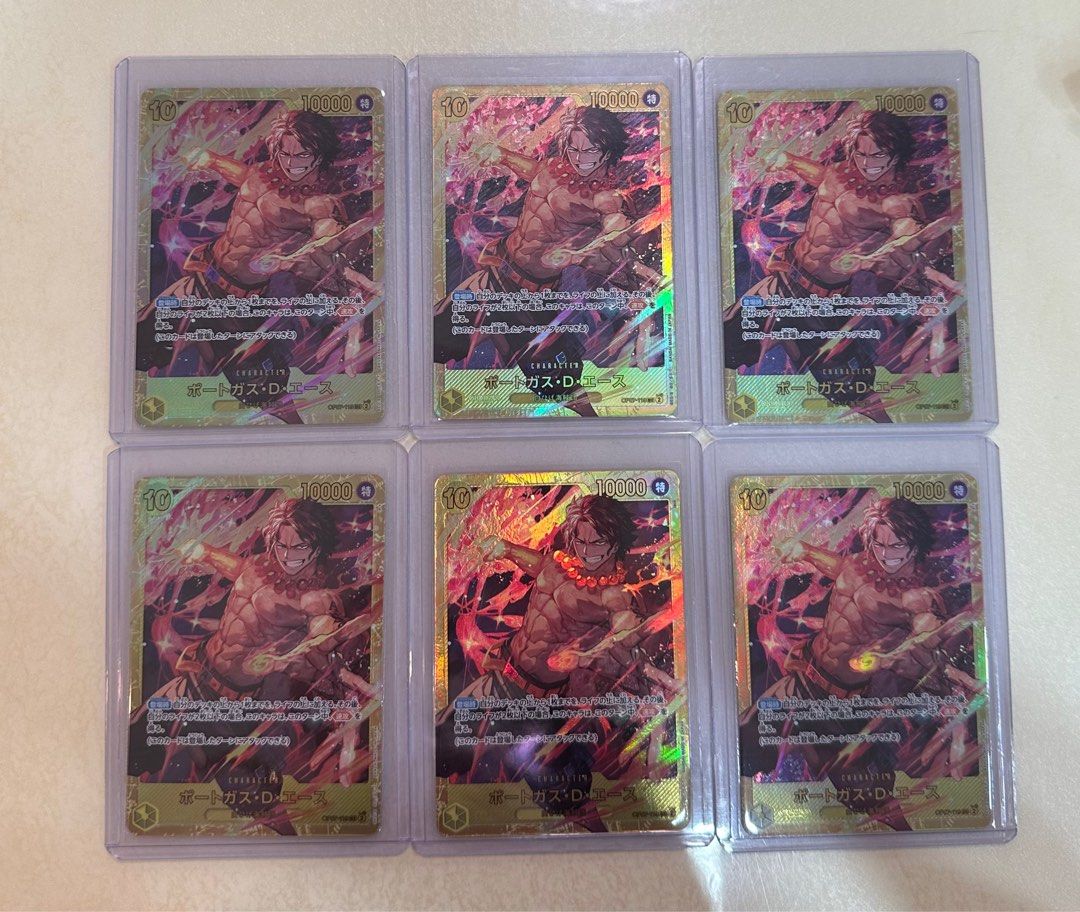 One Piece OP07 Ace SEC card, Hobbies & Toys, Toys & Games on Carousell