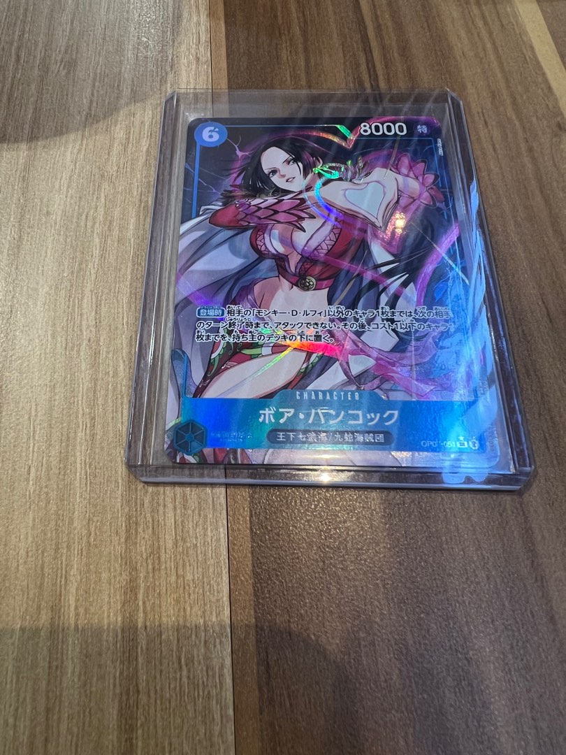 One piece TCG op07-051 Boa Hancock SR AA, Hobbies & Toys, Toys & Games ...