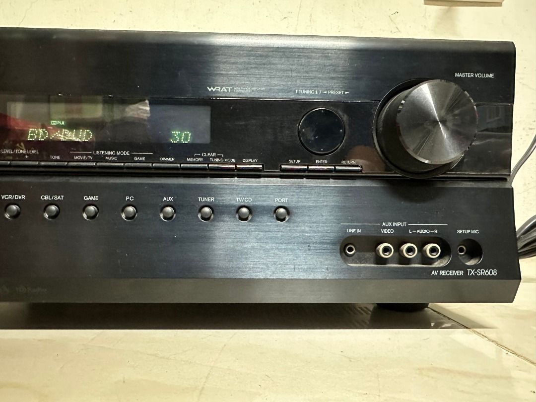 ONKYO TX SR608 收音劇院 7.2 環繞擴大機 HDMI 藍光 THX環繞擴大機 /有全新副廠遙控器, 耳機及錄音音訊設備, 音樂播放裝置 MP3及CD 播放器在旋轉拍賣