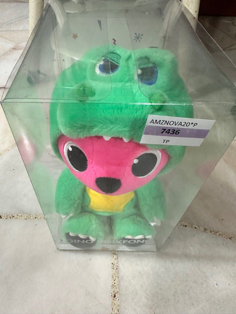 Pink Fong Dino plushie, Hobbies & Toys, Toys & Games on Carousell