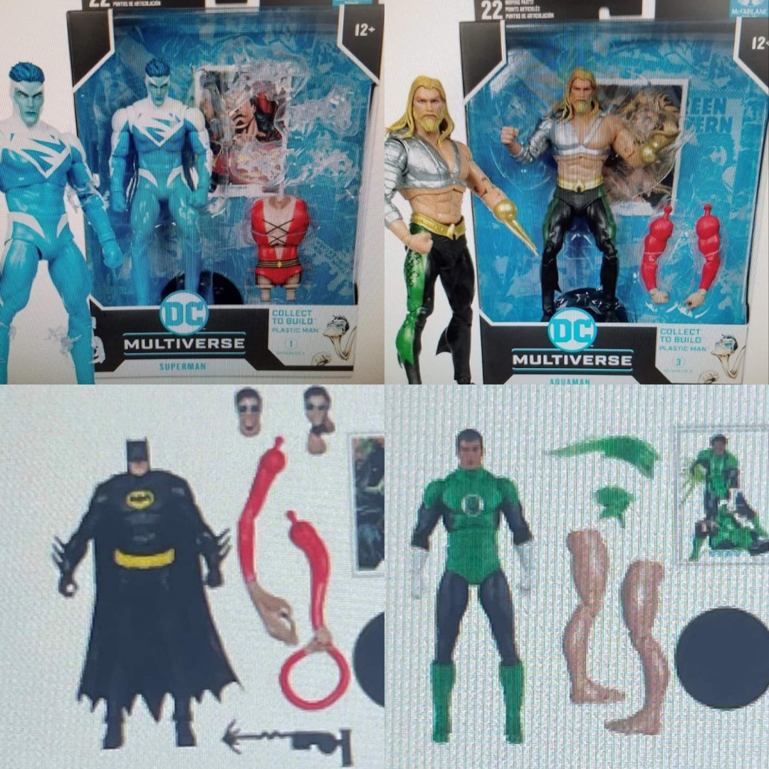 IN HAND! McFarlane Toys DC BUILD-A 7IN FIGURES WV12 - JLA* Build a ...