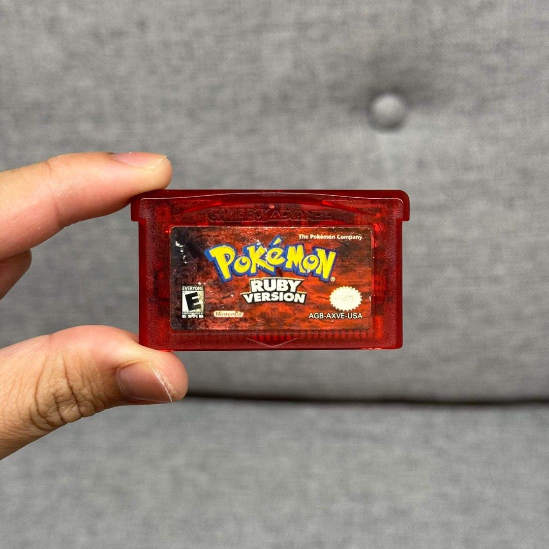 Pokemon Ruby GBA gameboy advance original, Video Gaming, Video Games, Nintendo on Carousell