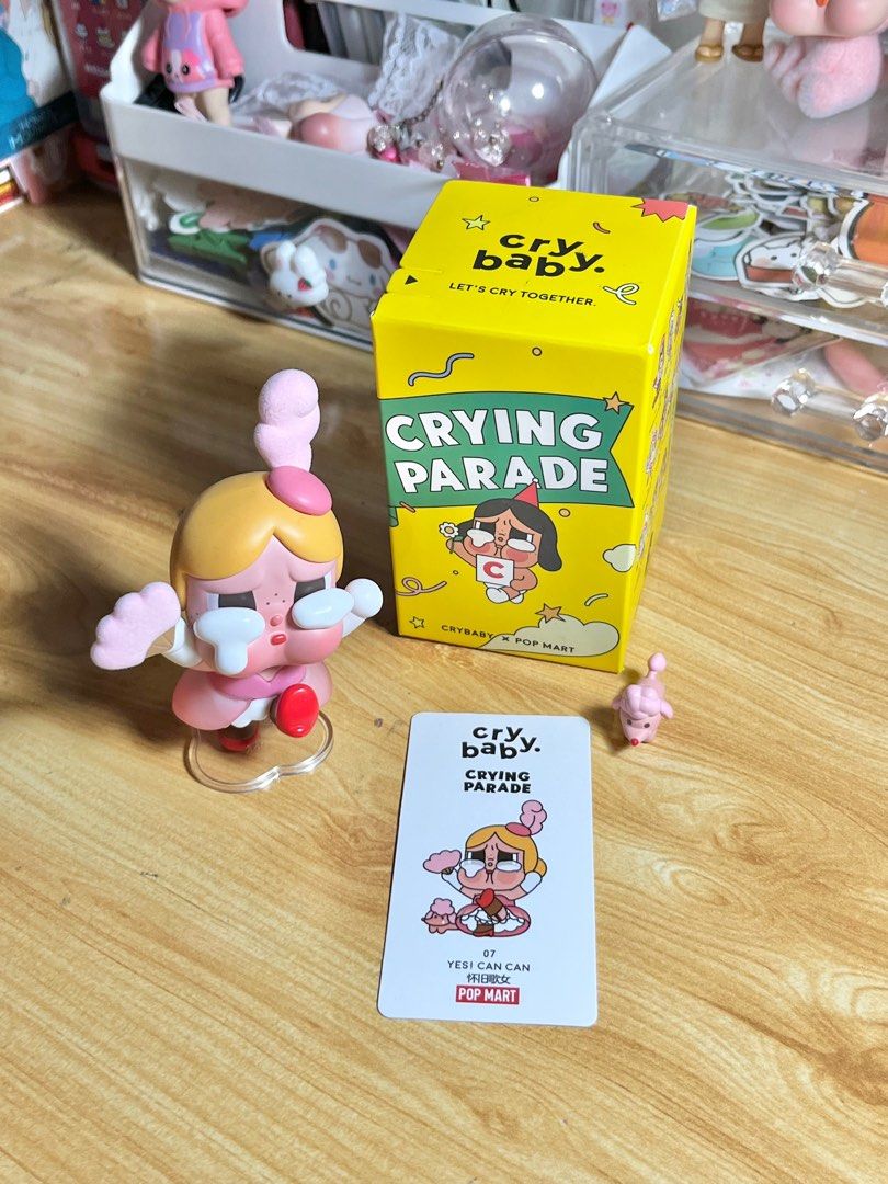 POPMART CRYBABY Crying Parade Yes! Can Can [UFS LFB WTS PH KPOP MIFFY ...