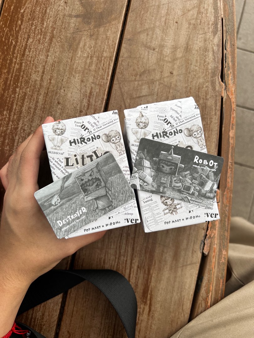 PopMart Hirono Little Mischief Destroyer & Robot, Hobbies & Toys, Toys ...