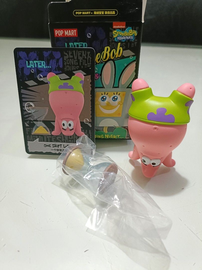 Popmart SpongeBob Patrick One Shift Later, Hobbies & Toys, Toys & Games ...