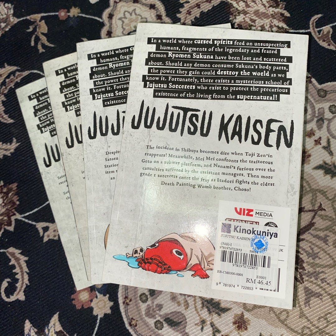 (READ DESC) Jujutsu Kaisen JJK - Volume 9, 10, 11, 12 (Original ...