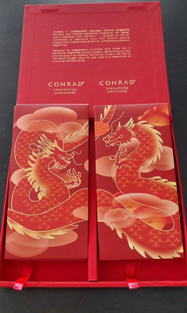 Red Packet Ang Pow 2024 Conrad Centennial and Conrad Singapore Orchard ...