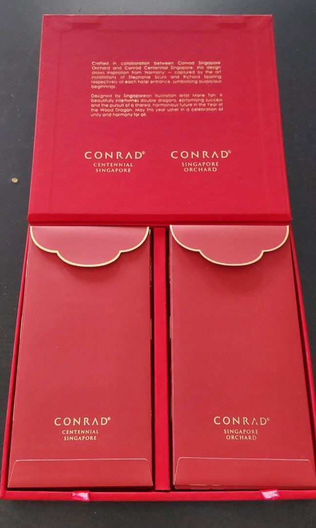 Red Packet Ang Pow 2024 Conrad Centennial and Conrad Singapore Orchard ...