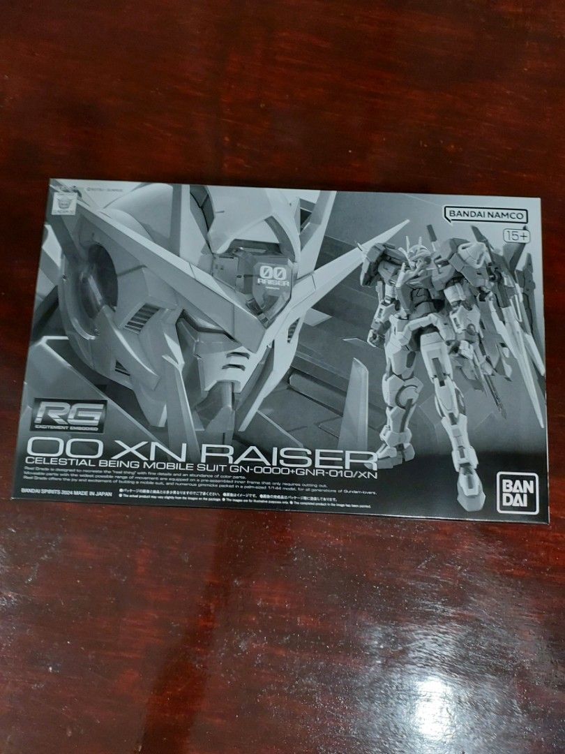 RG 00 Gundam XN Raiser Gunpla, Hobbies & Toys, Toys & Games on Carousell
