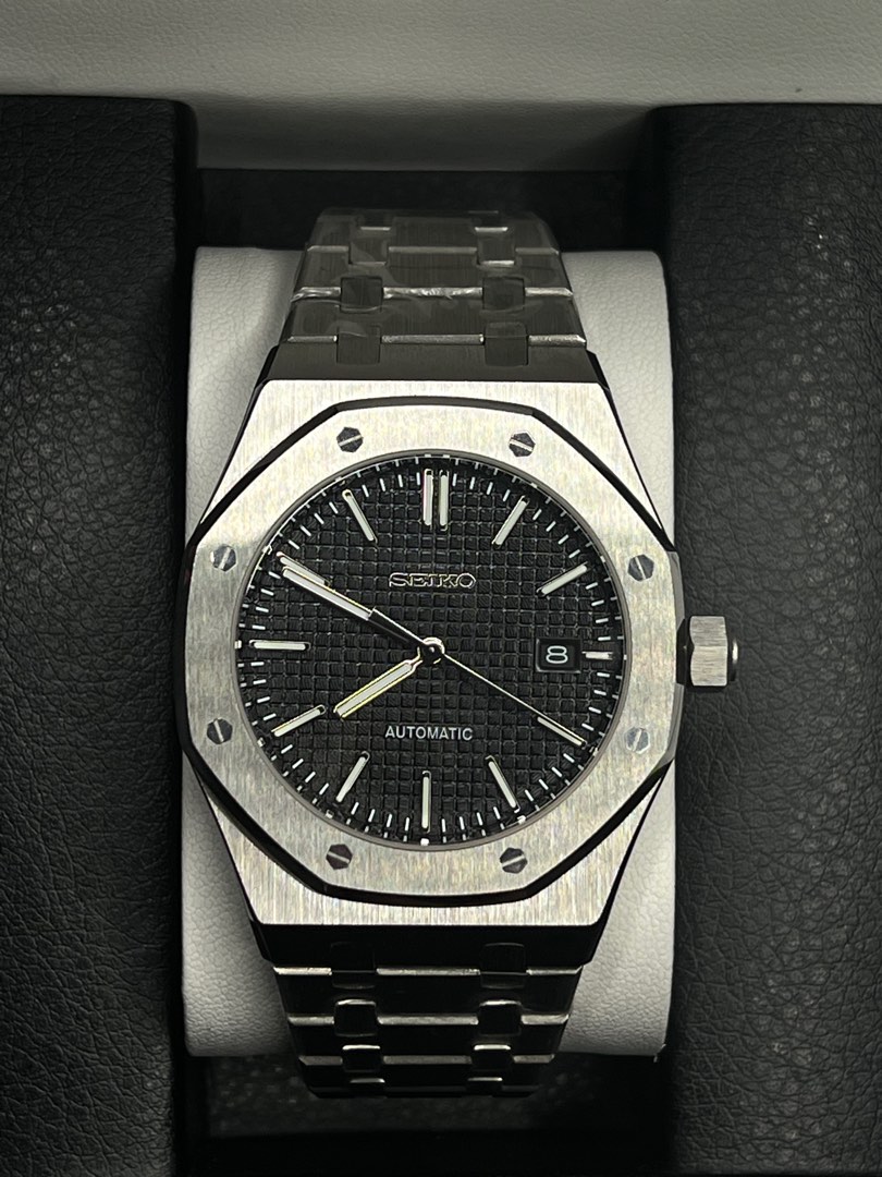 Royal Oak Seiko Mod, Men's Fashion, Watches & Accessories, Watches on ...