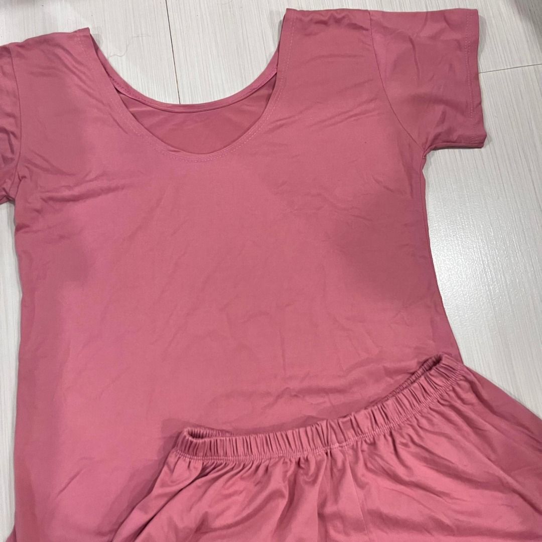 Rust pink terno sleepwear pambahay set, Women's Fashion, Dresses & Sets ...