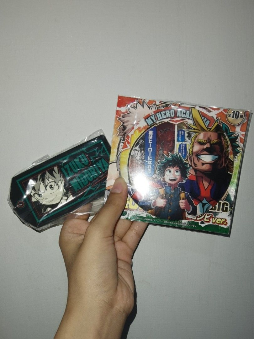 SET Can Badge & Rubber Strap Midoriya Izuku Deku My Hero Academia MHA ...