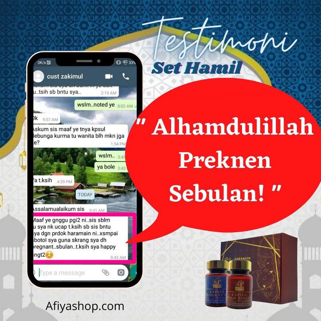 [SET HAMIL] ORIGINAL KAPSUL BUAH ZURIAT IKHTIAR HAMIL UNTUK SUAMI ISTERI - BUAH ZURIAT, Health ...