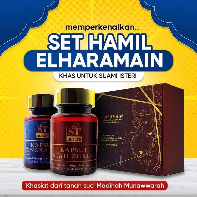 [SET HAMIL] ORIGINAL KAPSUL BUAH ZURIAT IKHTIAR HAMIL UNTUK SUAMI ISTERI - BUAH ZURIAT, Health ...