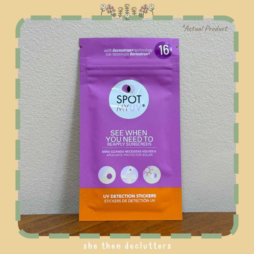 SPOTMYUV UV Detection Stickers, Beauty & Personal Care, Face, Face Care ...