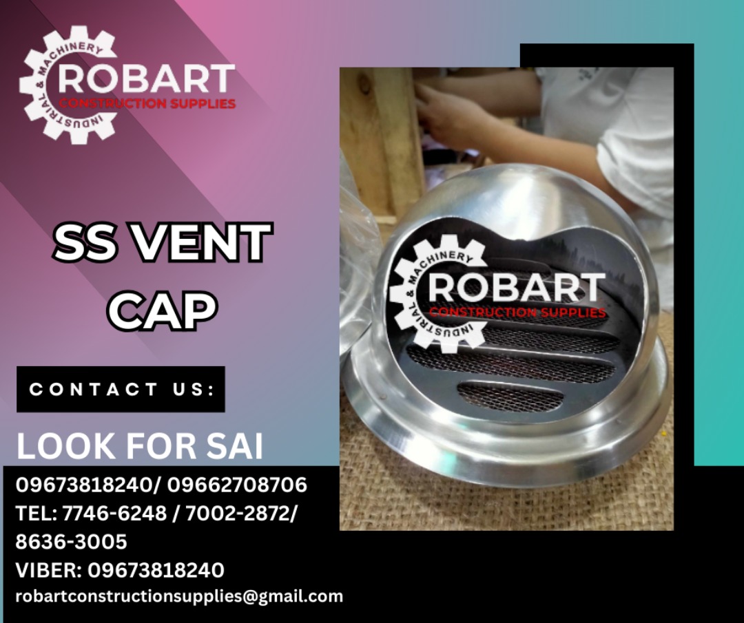 SS Vent Cap, Commercial & Industrial, Construction Tools & Equipment on ...