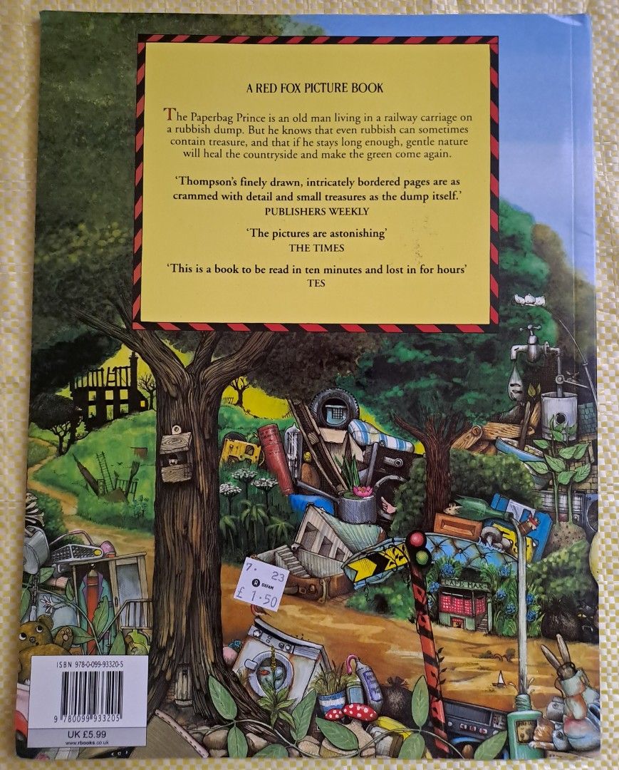 The Paper Bag Prince by Colin Thompson, Hobbies & Toys, Books ...