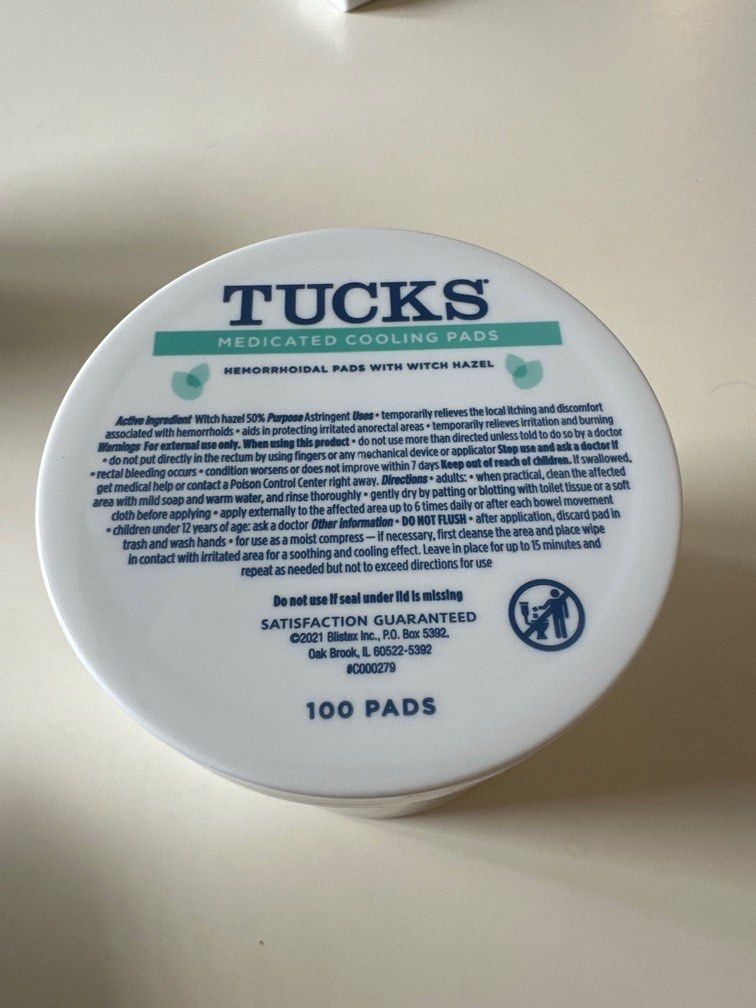 Tucks medicated cooling pads, Babies & Kids, Maternity Care on Carousell