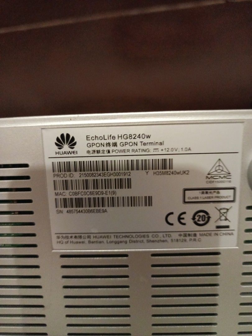 Unifi Modem, Computers & Tech, Parts & Accessories, Networking on Carousell