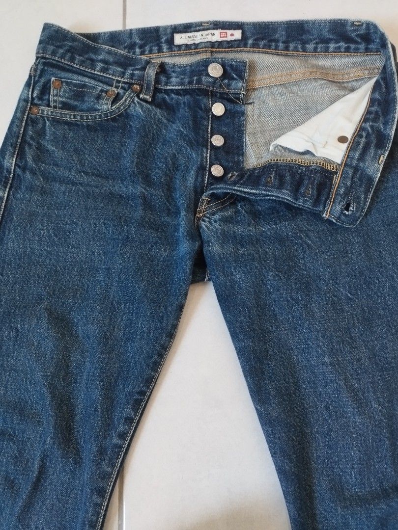 Uniqlo All Made In Japan, Men's Fashion, Bottoms, Jeans on Carousell