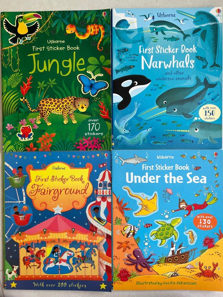 Usborne STICKER Book, Hobbies & Toys, Books & Magazines, Children's ...