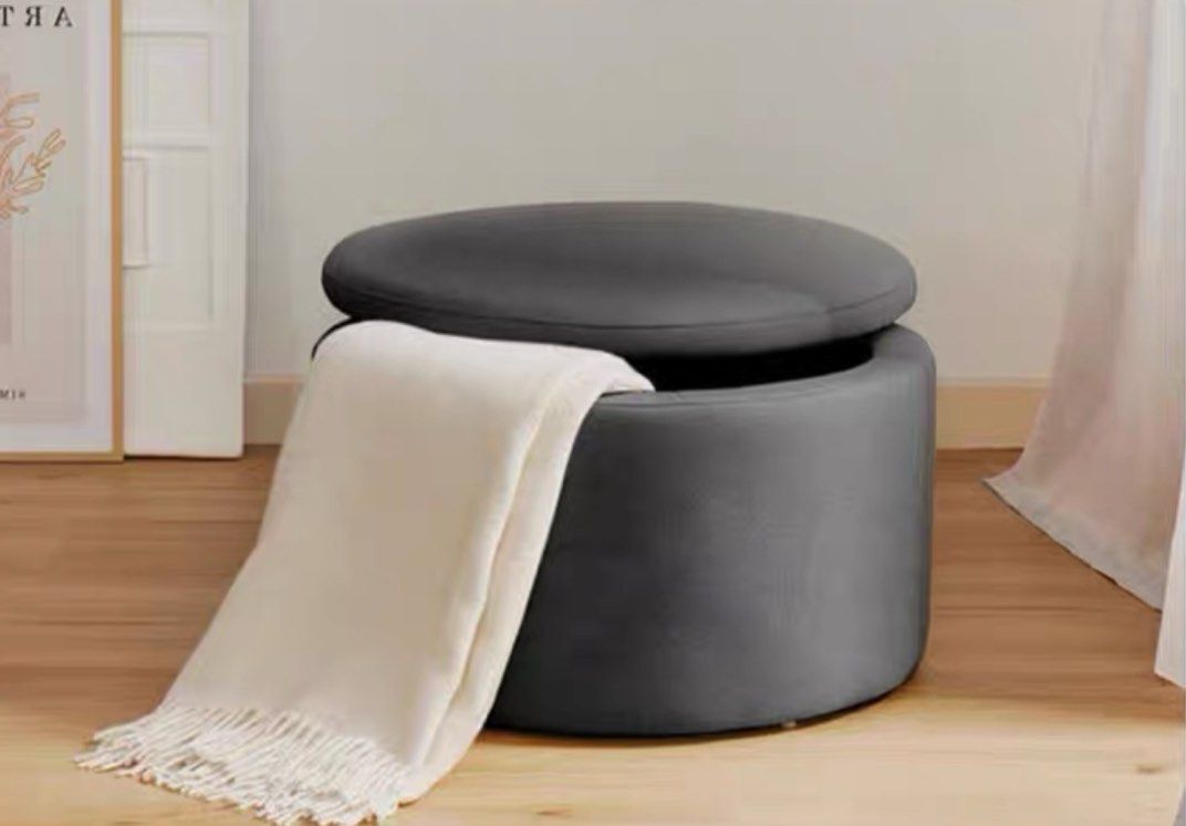 VESAIL Modern Storage Ottoman, Furniture & Home Living, Furniture ...