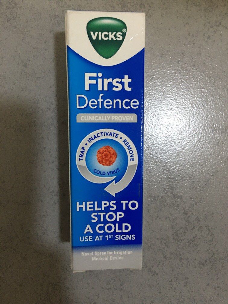 Vicks First Defence Nasal Spray, Health & Nutrition, Medical Supplies ...