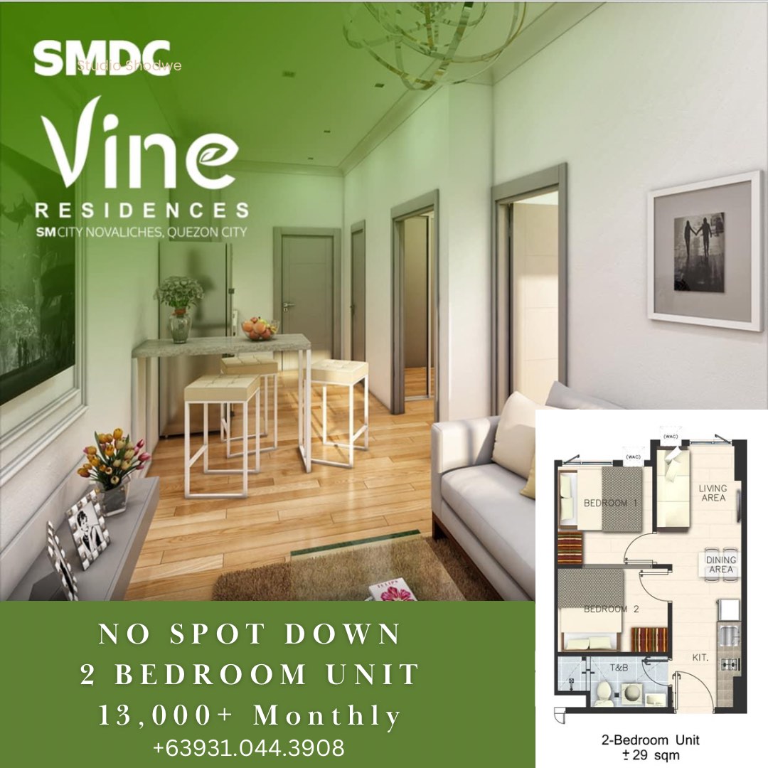 Vine residences located at Sm Novaliches, Property, For Sale ...