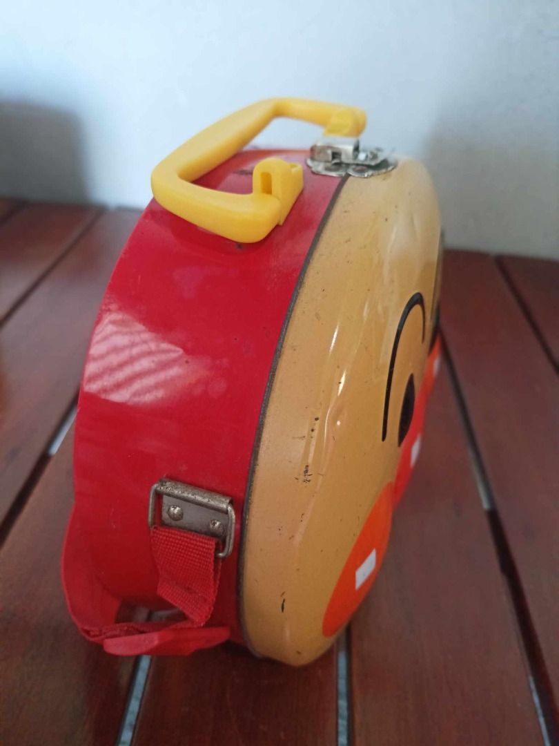 RARE VINTAGE ANPANMAN TIN LUNCH BOX- COLLECTION TIN BOX, Hobbies & Toys ...