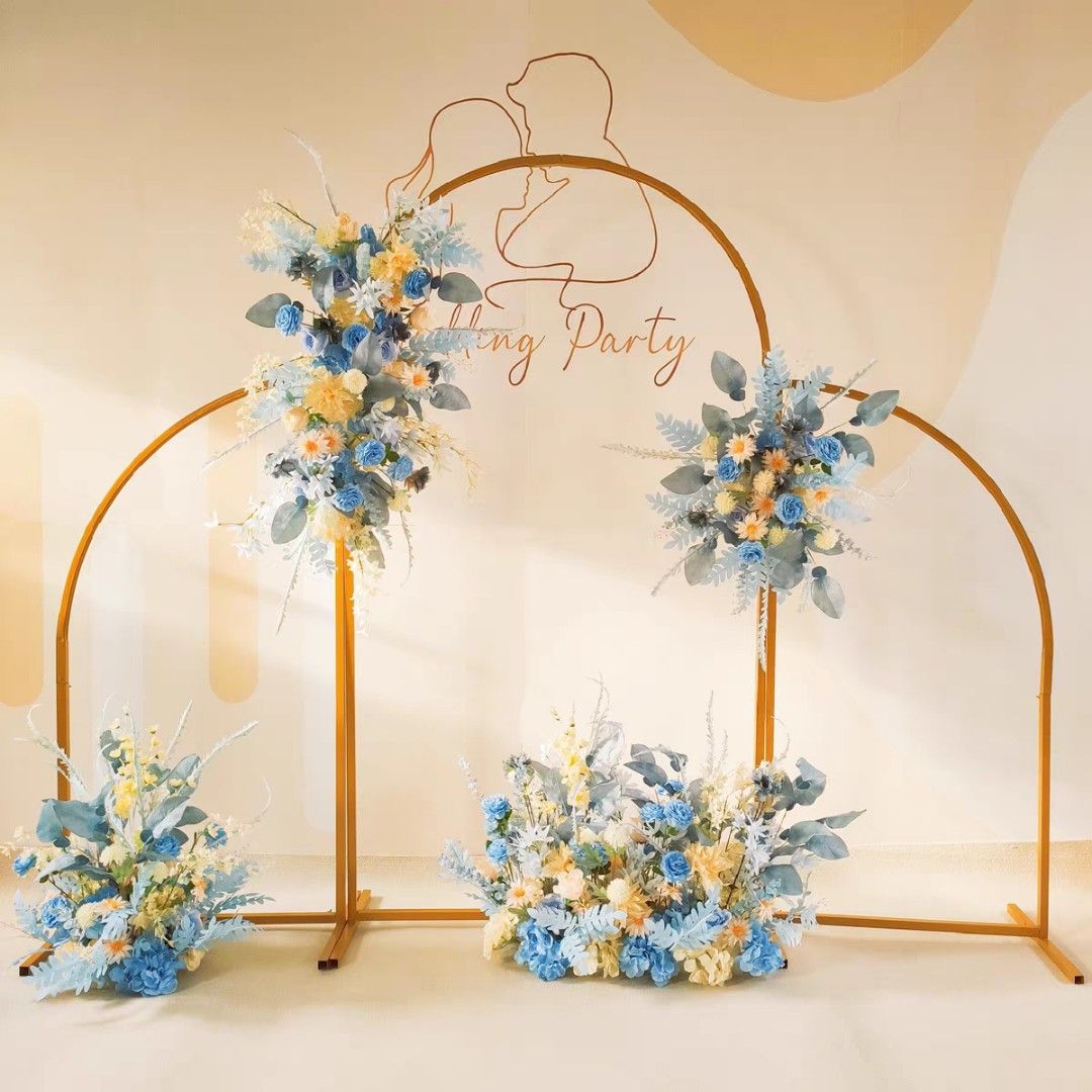 Wedding arch setup pakej perkahwinan pelamin garden theme church ...